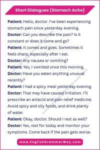 A Dialogue Between Doctor and Patient